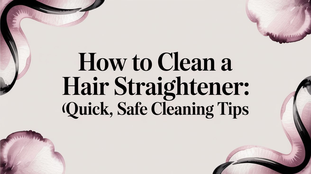 How to Clean a Hair Straightener: Quick, Safe Cleaning Tips– The Morfose