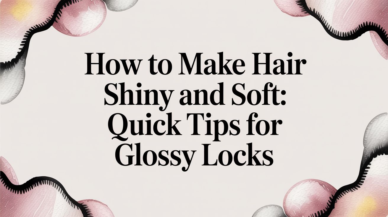 how to make hair shiny and soft: Quick tips for glossy locks– The Morfose
