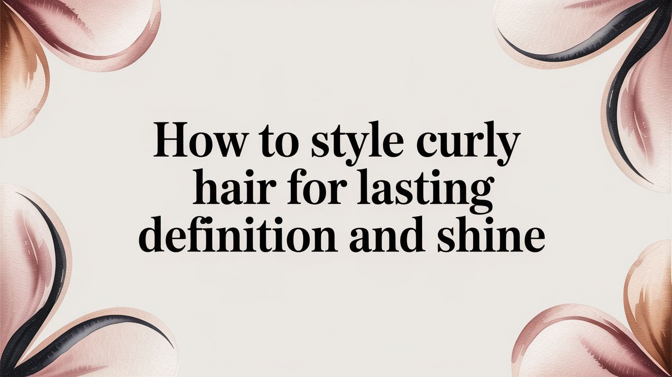 How to Style Curly Hair for Lasting Definition and Shine | The Morfose