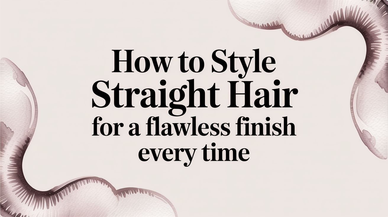 How to Style Straight Hair for a Flawless Finish Every Time– The Morfose